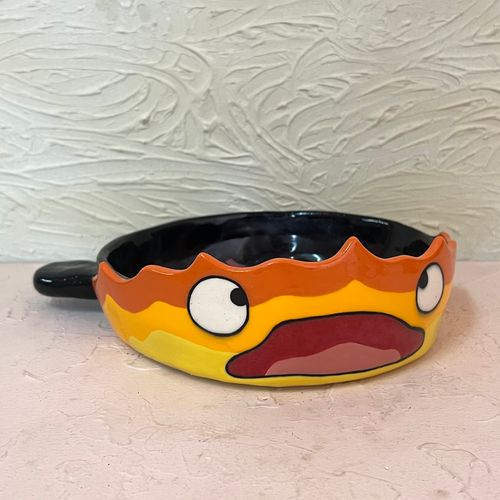 Calcifer Pan 2 | Wildflower Pottery