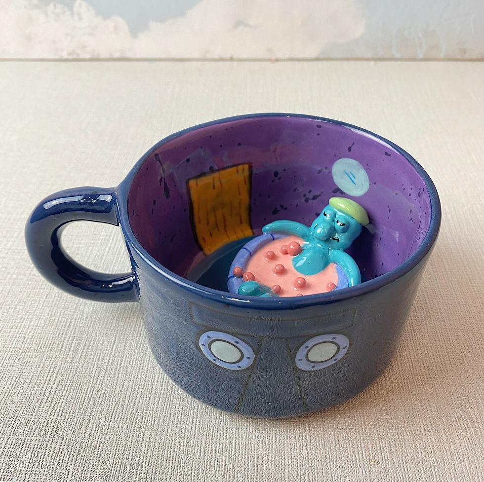 Squidward’s Bathroom | Wildflower Pottery