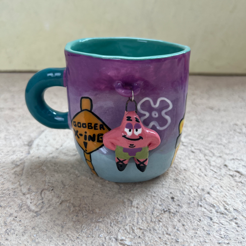 Patrick Rockstar Mug 2 | Wildflower Pottery