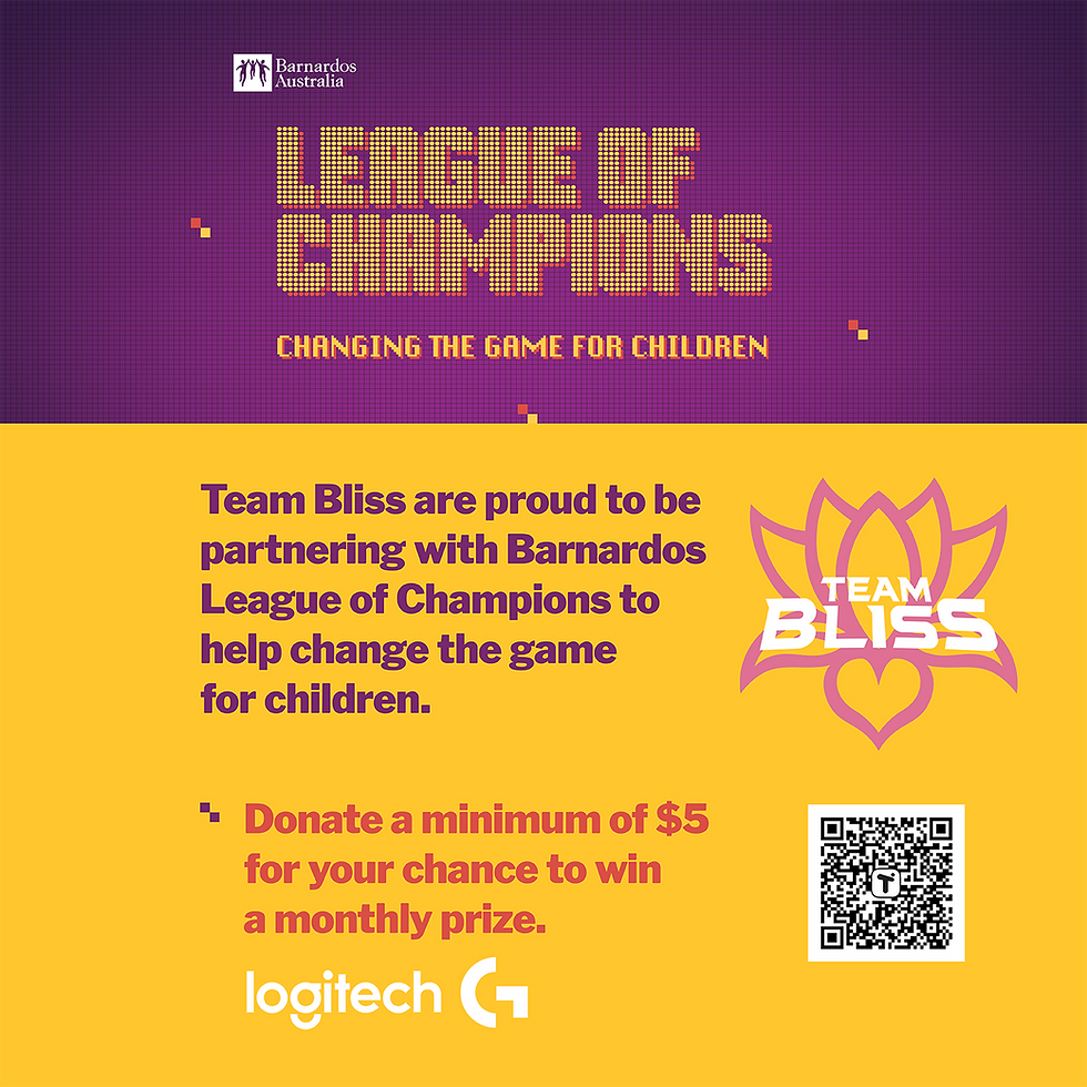 Team Bliss welcome Barnardos Australia as HQ Charity Partner