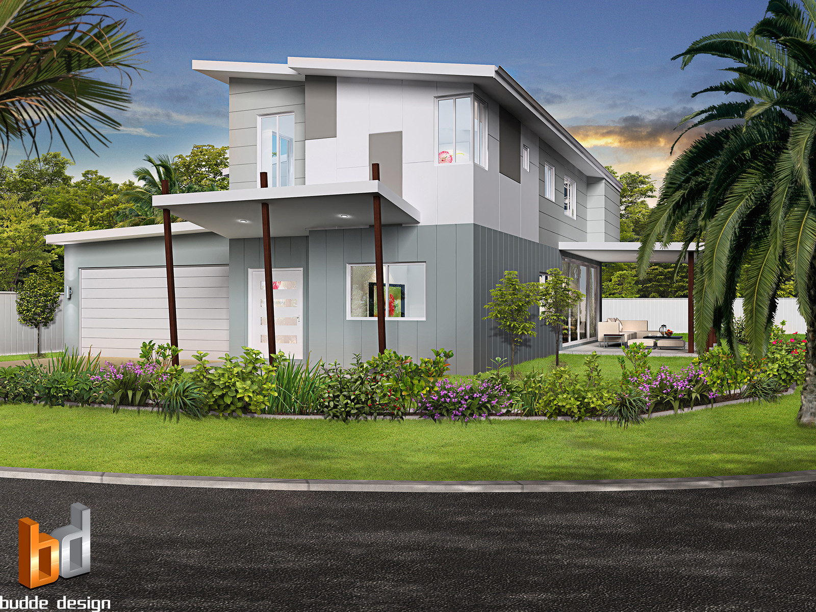 Residential External 3D Render Gallery | Budde Design | QLD