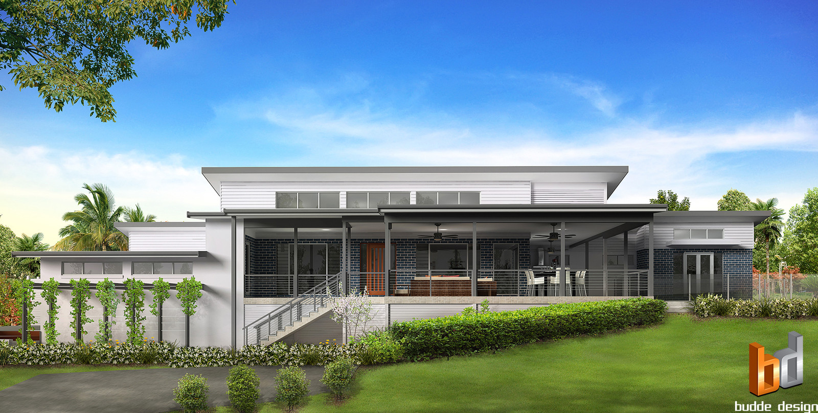 Residential External 3D Render Gallery | Budde Design | QLD