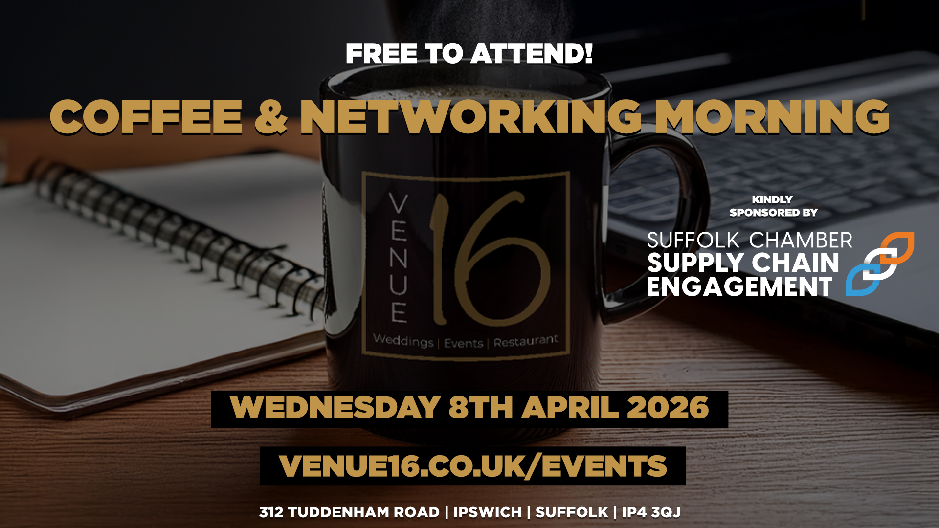 Venue 16 | Coffee & Networking Morning