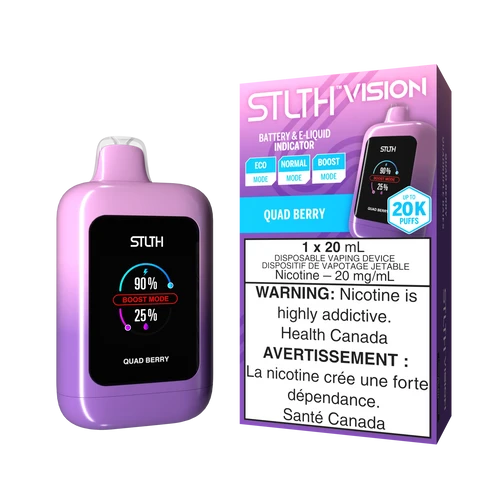 STLTH Vision 20K Disposable Vape - Quad Berry | KingVapes