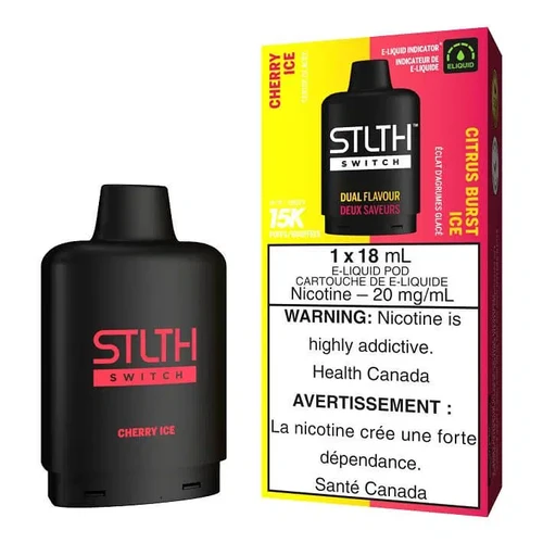 STLTH SWITCH POD -Cherry Ice And Citrus Burst Ice | KingVapes