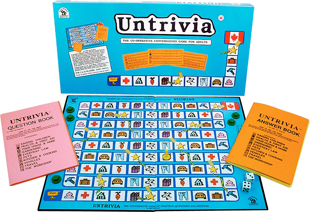 Untrivia,Cooperative, Conversation Game for Adults | Halton Waldorf