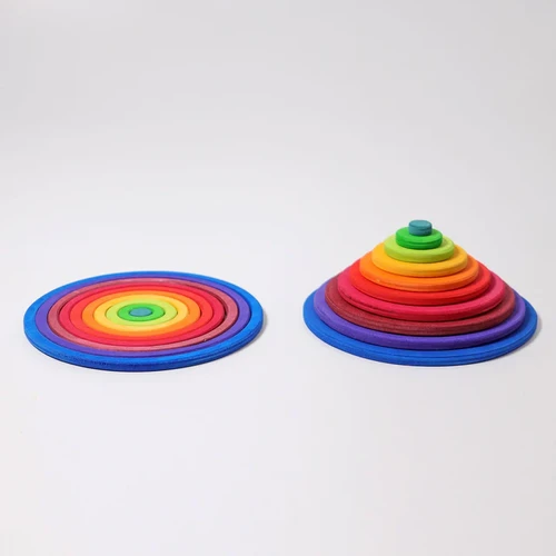 Grimm's, Concentric Circles and Rings, 20 pcs | Halton Waldorf