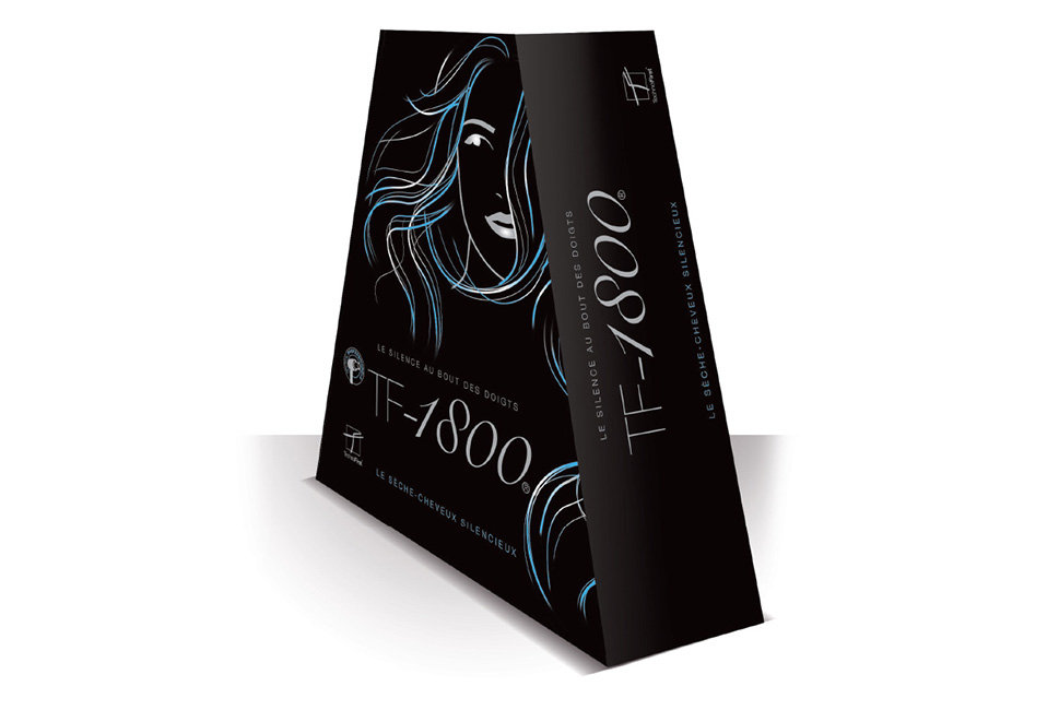 Packaging sèche-cheveux TF18000 - TechnoFirst