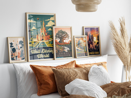 Walt Disney World Prints | Happy Place Print