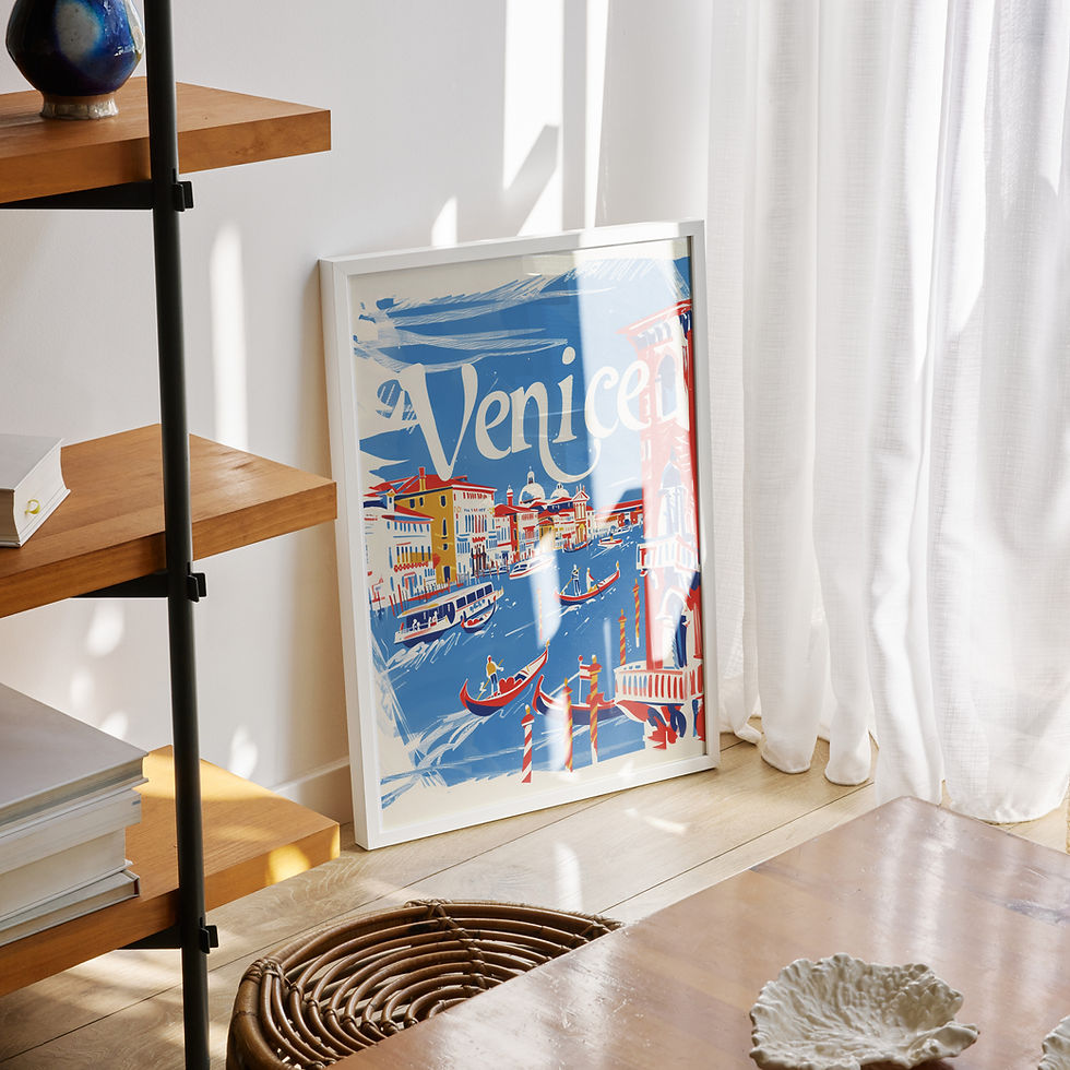 Happy Place Print | Unique Worldwide Travel Prints