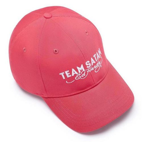 TEAM SATAN X ED HARDY CAP | outcaststorebkk.com