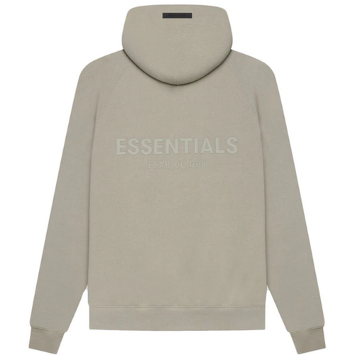 ESSENTIALS BACK LOGO EMBOSSED HOODIE - MOSS | outcaststorebkk.com