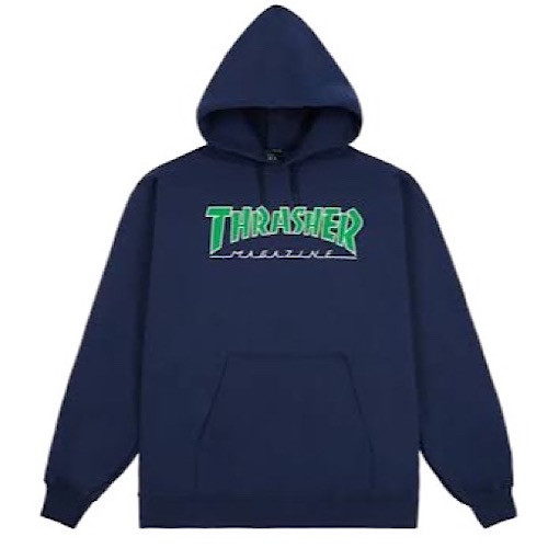 THRASHER - OUTLINE LOGO HOODIE | outcaststorebkk.com