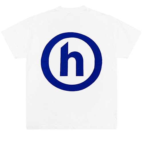 HIDDEN NY H LOGO TEE - WHITE | outcaststorebkk.com