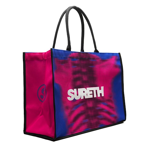 SURETHING BONE BAG CANVAS - MAGENTA | outcaststorebkk.com
