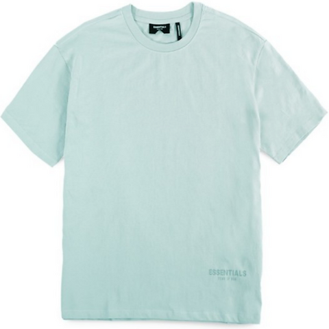 ESSENTIALS BACK LOGO WHITE TEE - MINT | outcaststorebkk.com