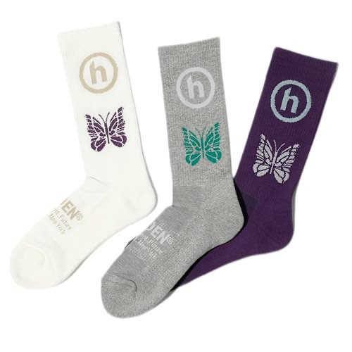 HIDDEN X NEEDLES SOCKS | outcaststorebkk.com