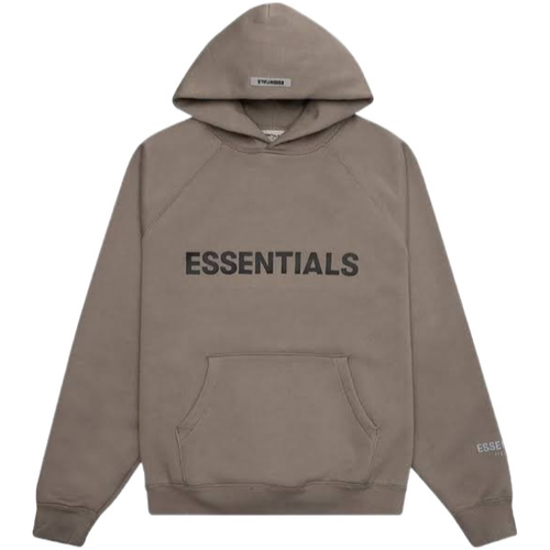 ESSENTIALS FRONT LOGO HOODIE - BROWN | outcaststorebkk.com