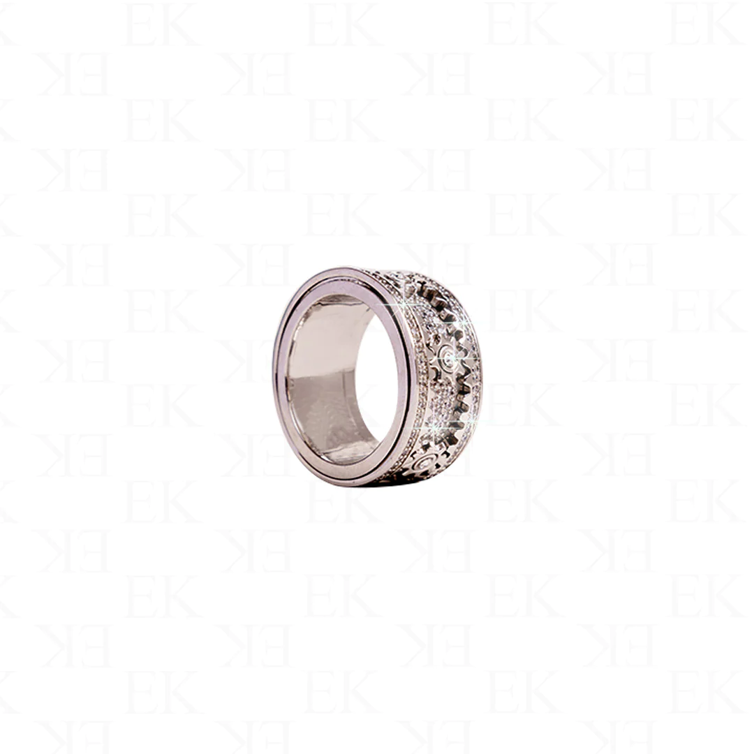 EK MALAYSIA ICED OUT WORKS THE WONDER RING SILVER (R054-I ...