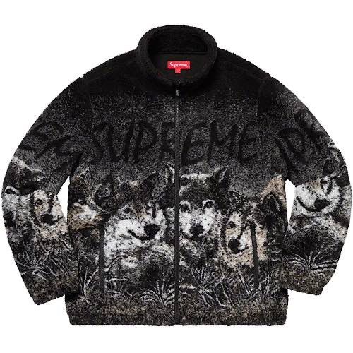SUPREME WOLF FLLECE JACKET | outcaststorebkk.com