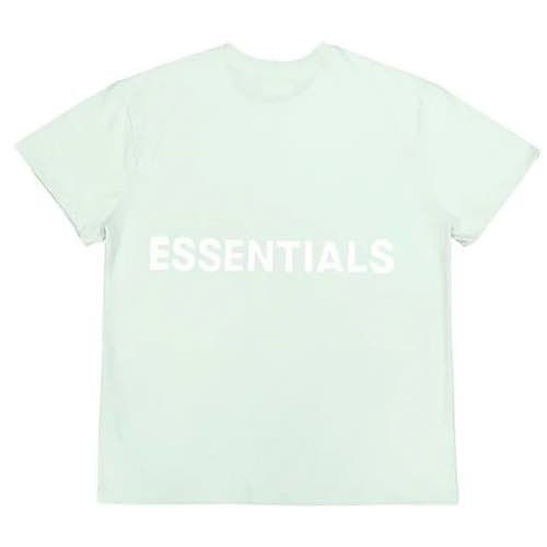 ESSENTIALS BACK LOGO WHITE TEE - MINT | outcaststorebkk.com