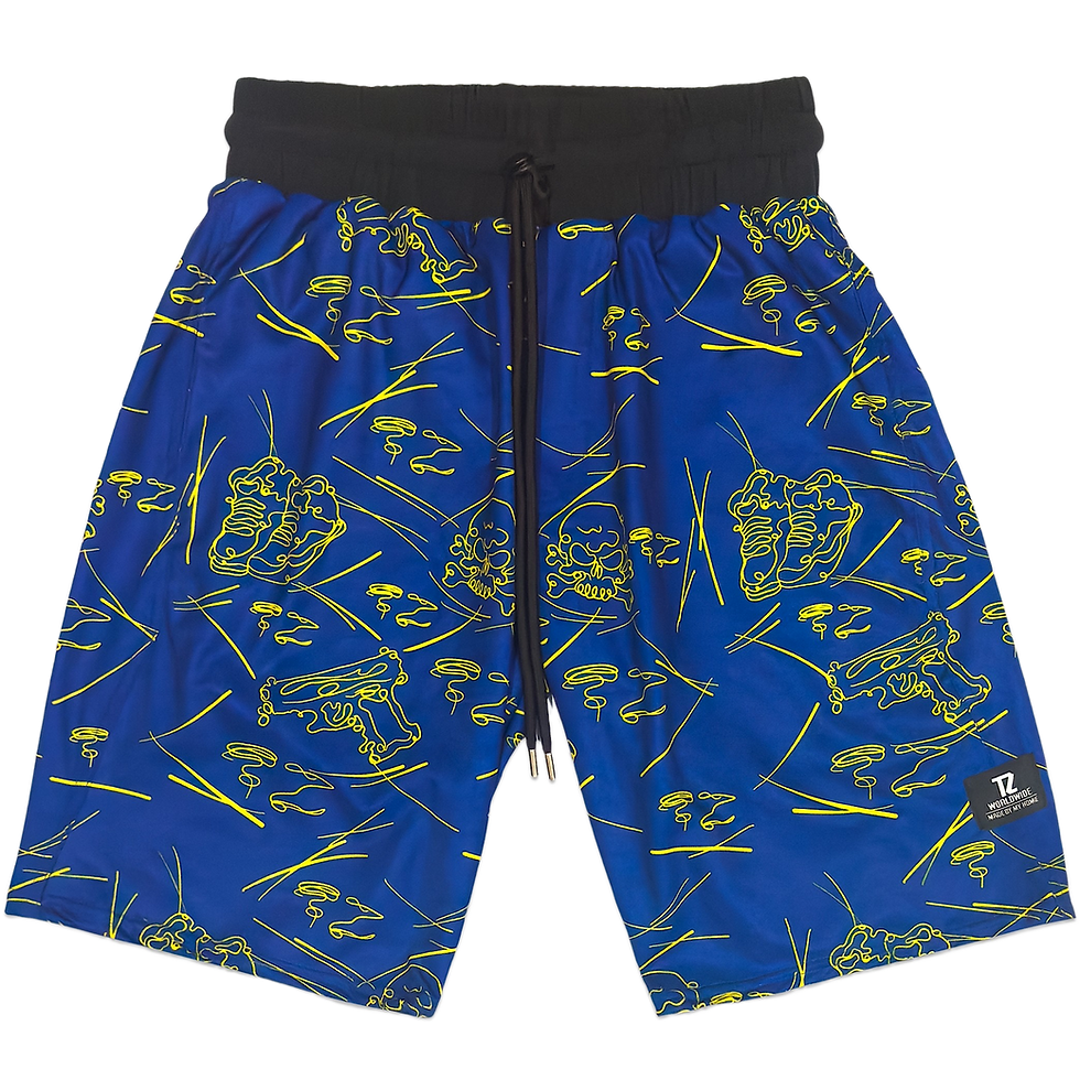 TZ DANGEROUS SURF TRUNKS (BLUE) | outcaststorebkk.com TZ DANGEROUS SURF TRUNKS (BLUE) | outcaststorebkk.com