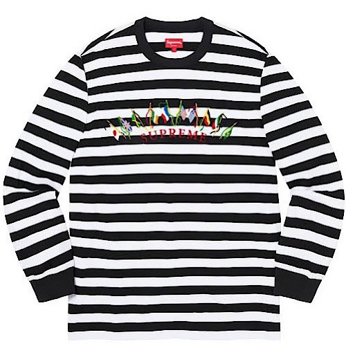 SUPREME FLAGS L/S TEE | outcaststorebkk.com