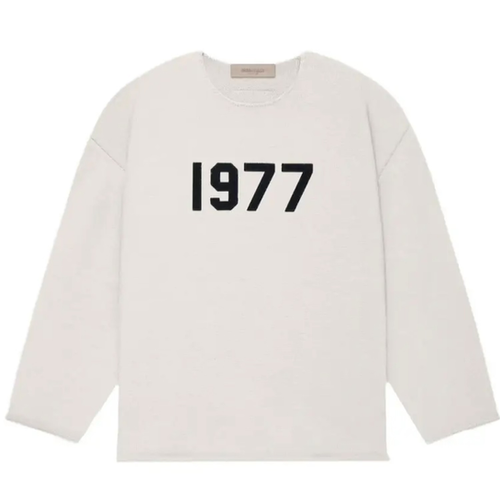 ESSENTIALS 1977 KNIT SWEATER - WHEAT | outcaststorebkk.com
