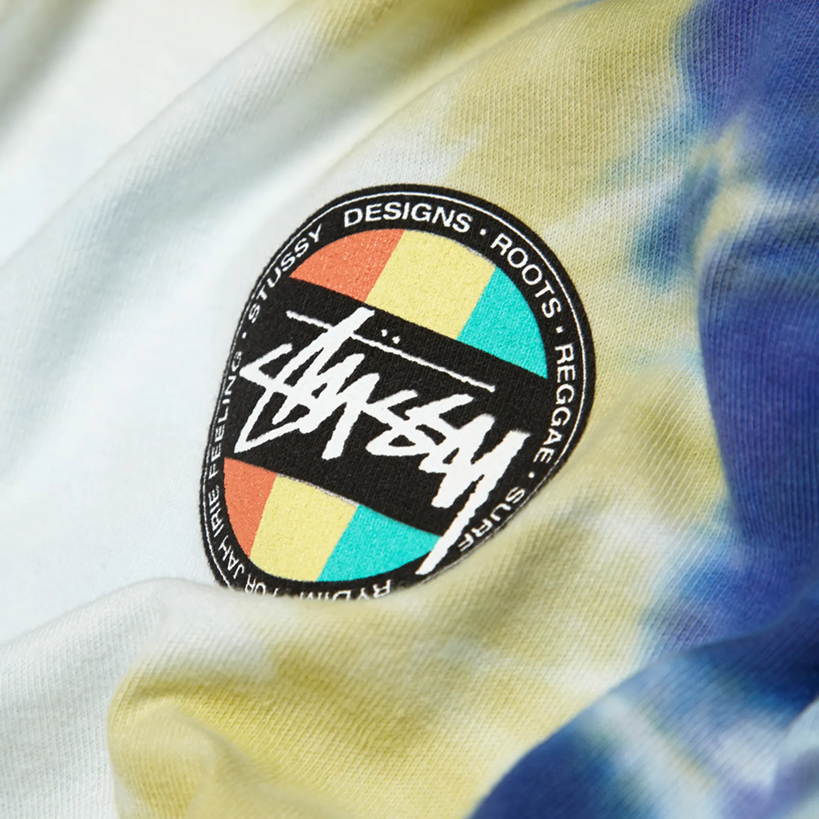 STUSSY REGGAE DOT TIE DYE TEE | outcaststorebkk.com