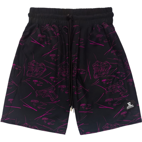TZ DANGEROUS SURF TRUNKS (BLACK) | outcaststorebkk.com