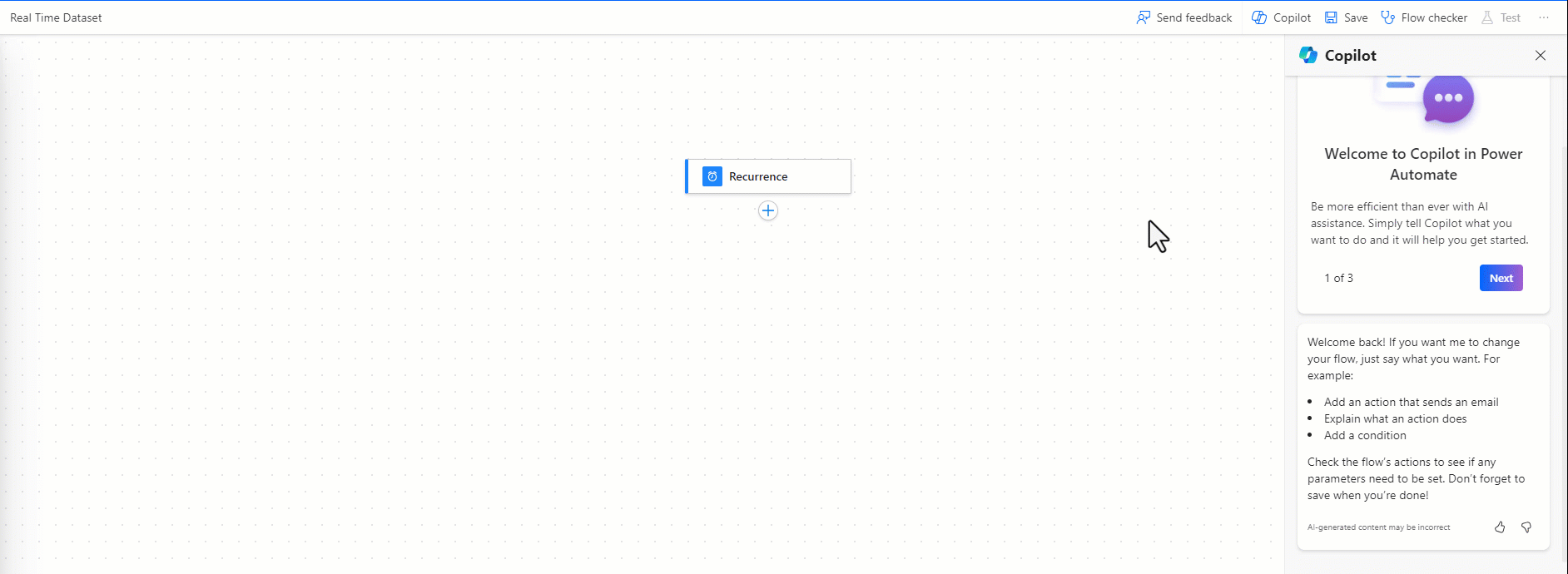 Create a Power BI Real-Time Semantic Model and update it with 1 new ...