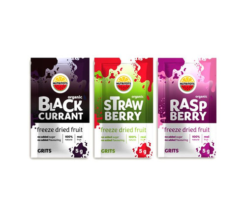 Organic Freeze Dried Mix Flavours Set Grits x 6 sachets | Nutritots