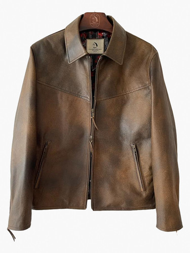 Bespoke Washed Leather Jacket | Leather Garments HK