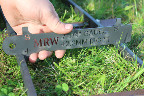 7 1/4" Gauge Track-building & Check Gauge | MiniatureRailwayWork