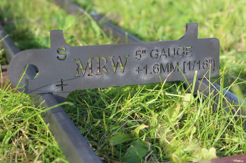 5" Gauge Track-building & Check Gauge | MiniatureRailwayWork