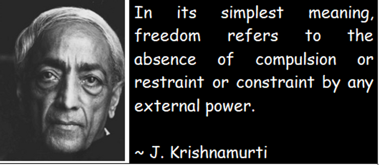 Understanding real meaning of freedom and stopping its demeaning ...