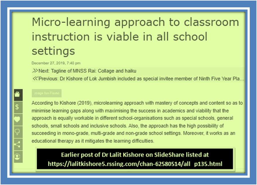 Understanding micro-learning approach to classroom instruction: ABCs of ...