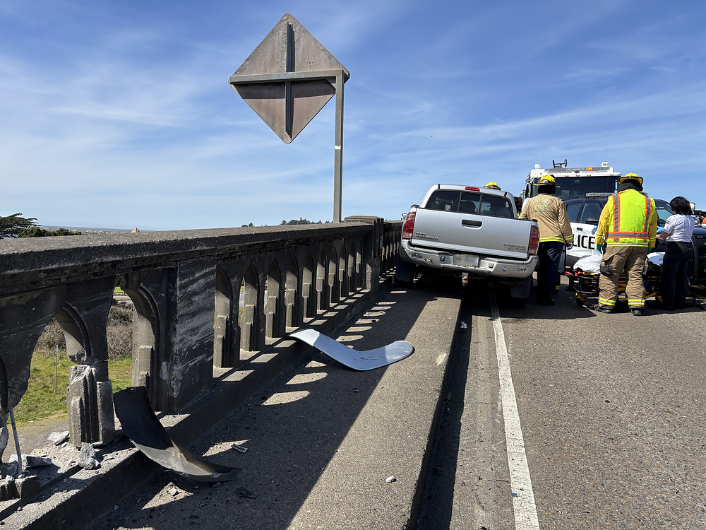 Crash On Yaquina Bay Bridge