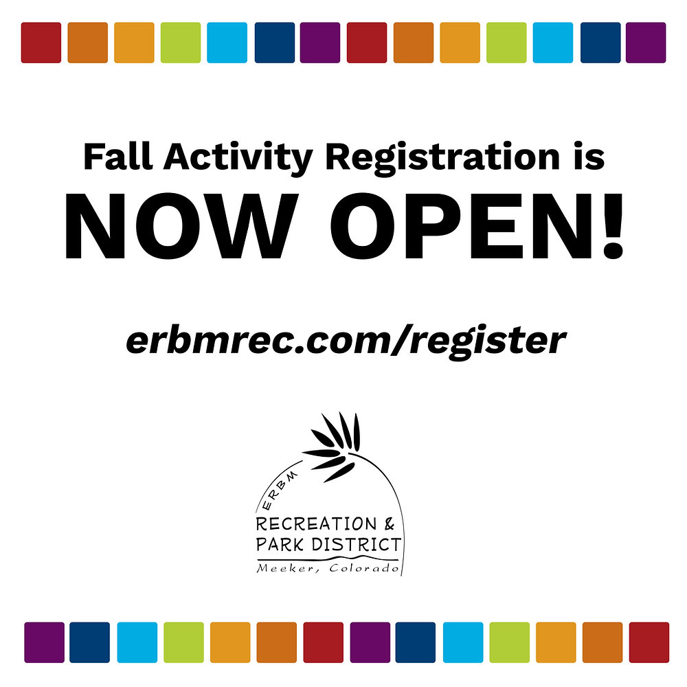 Fall activity registration now open!