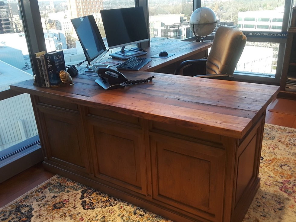 Chestnut Barnwood Desk