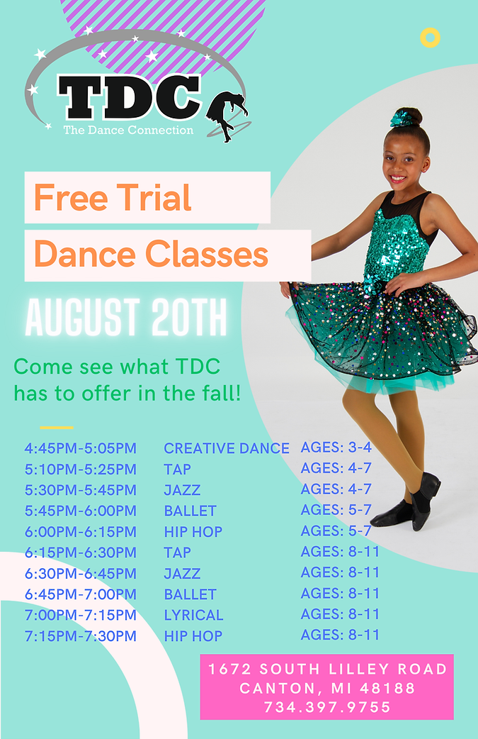 Free Trial Classes | The Dance Connection