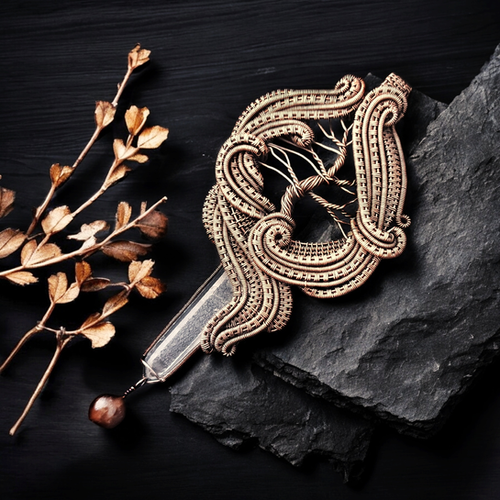 World Tree Scepter Pendant PDF Tutorial | Nicole Hanna Jewelry