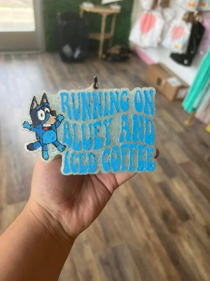 Bluey and Iced Coffee | A Touch of Grayce