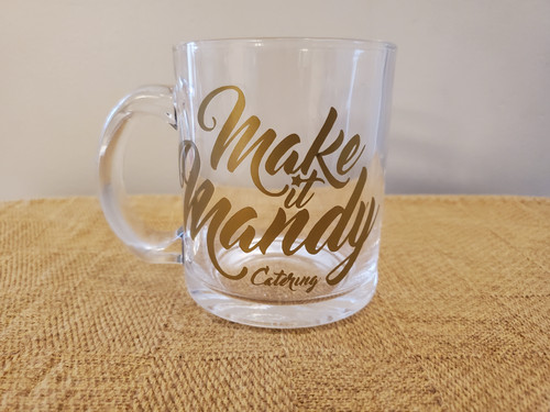 Make it Mandy Mug (Clear and Gold) | mysite