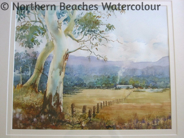 Watercolour Gum Trees - essence of Australia