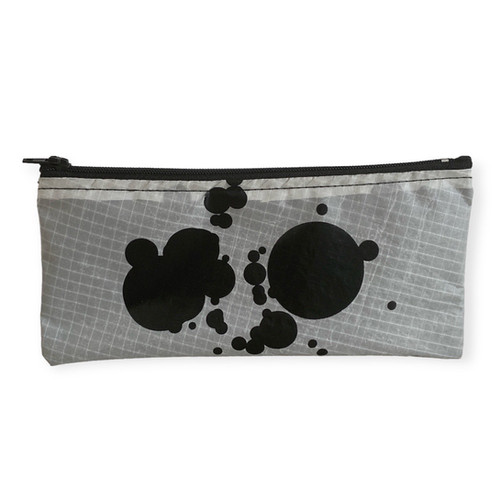 Trousse plate petit format "Ronds noirs" | Kreakite