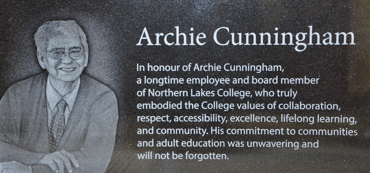 Spotlight on the Archie Cunningham Family Legacy at Northern Lakes College