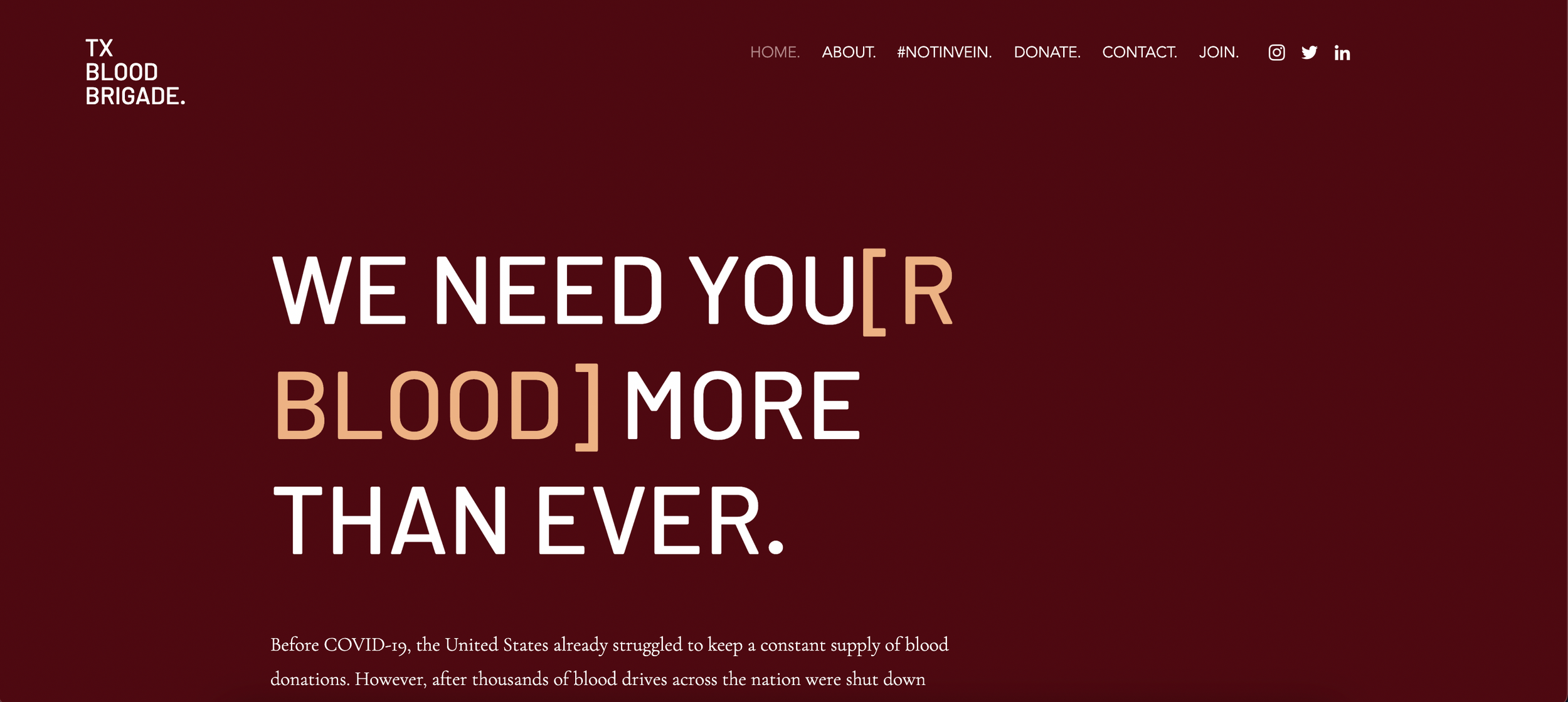 Campaigns | The Blood Brigade