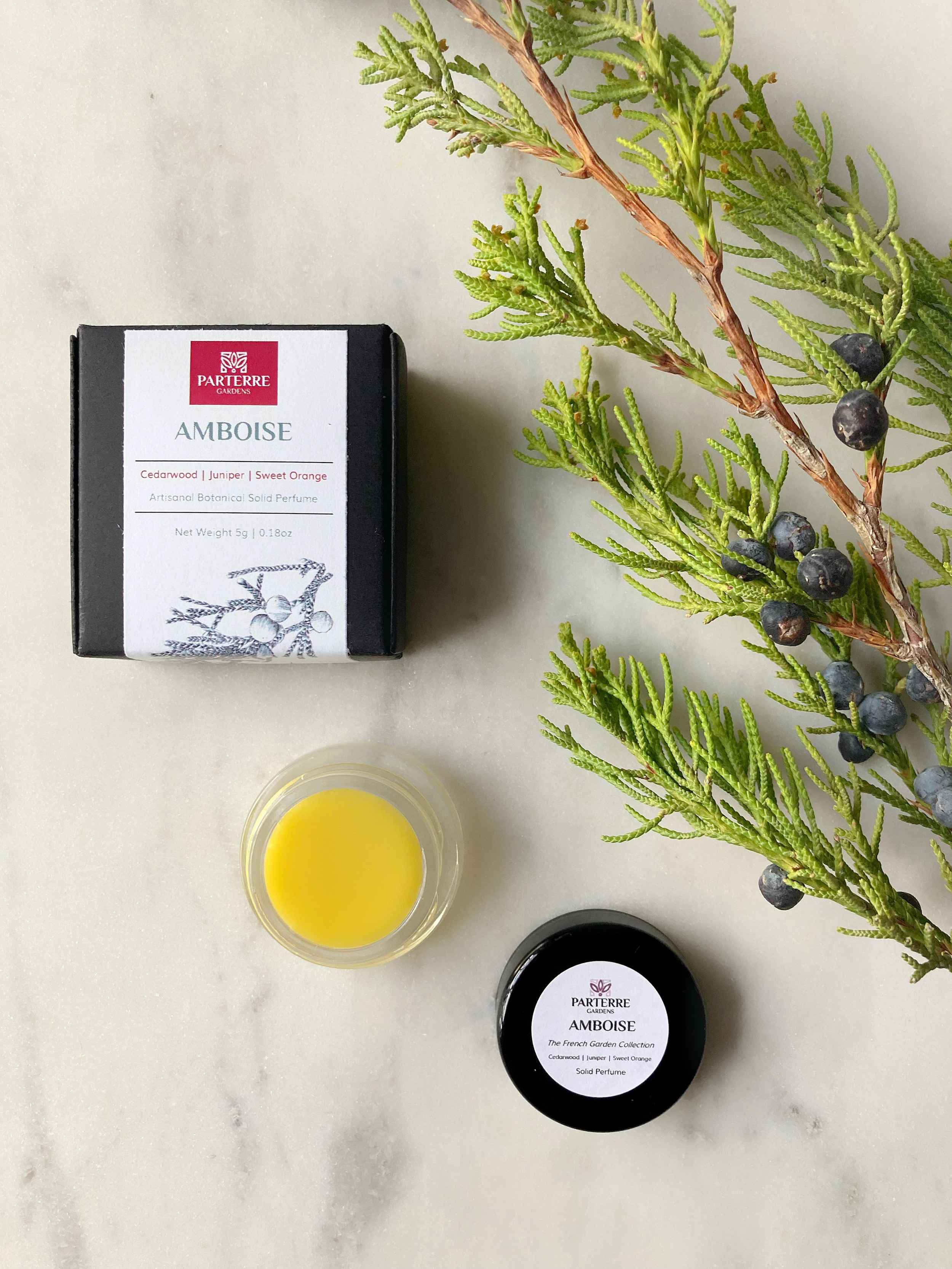 Amboise Natural Solid Perfume | Parterre Gardens