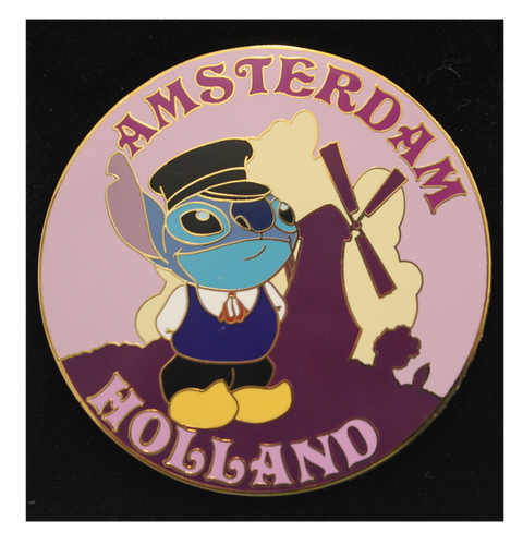 STITCH - HOLLAND - AMSTERDAM - DUTCH BOY - Disney Auctions Pins ...